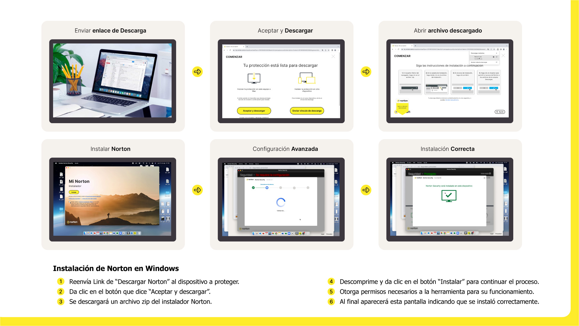 Manual de instalación Norton Security